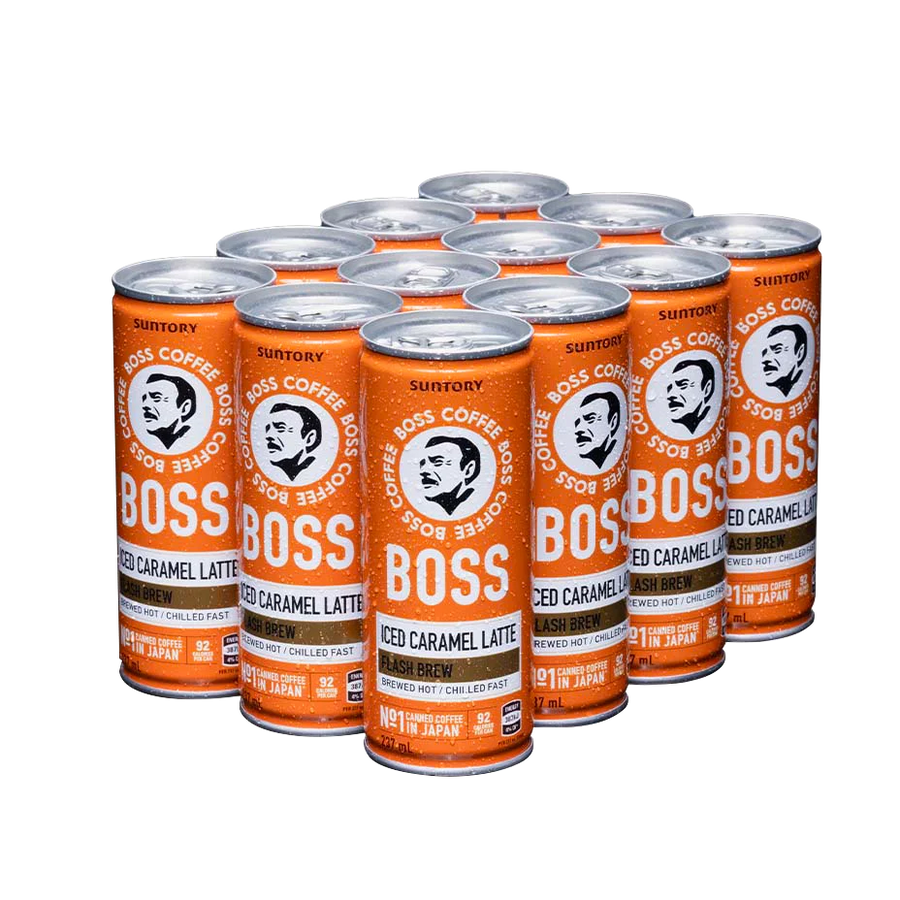 Iced Caramel Latte – Suntory BOSS Coffee