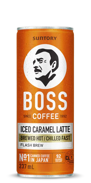 Iced Caramel Latte – Suntory BOSS Coffee