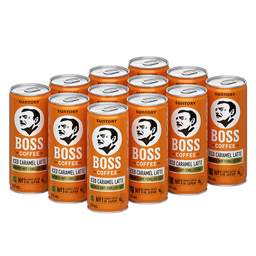Iced Caramel Latte – Suntory BOSS Coffee
