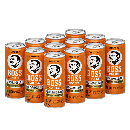 Iced Caramel Latte – Suntory BOSS Coffee