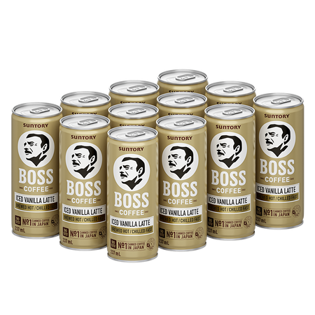 Iced Vanilla Latte – Suntory BOSS Coffee